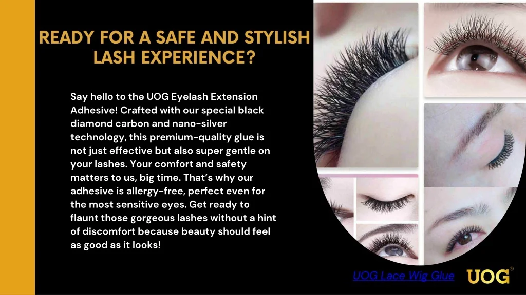 PPT - UOG Eyelash Extension Adhesive - Black Diamond Carbon and Nano ...