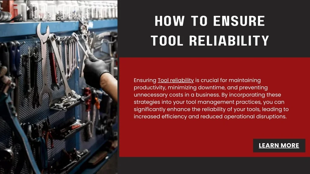 PPT - The Importance of Tool Reliability PowerPoint Presentation, free ...