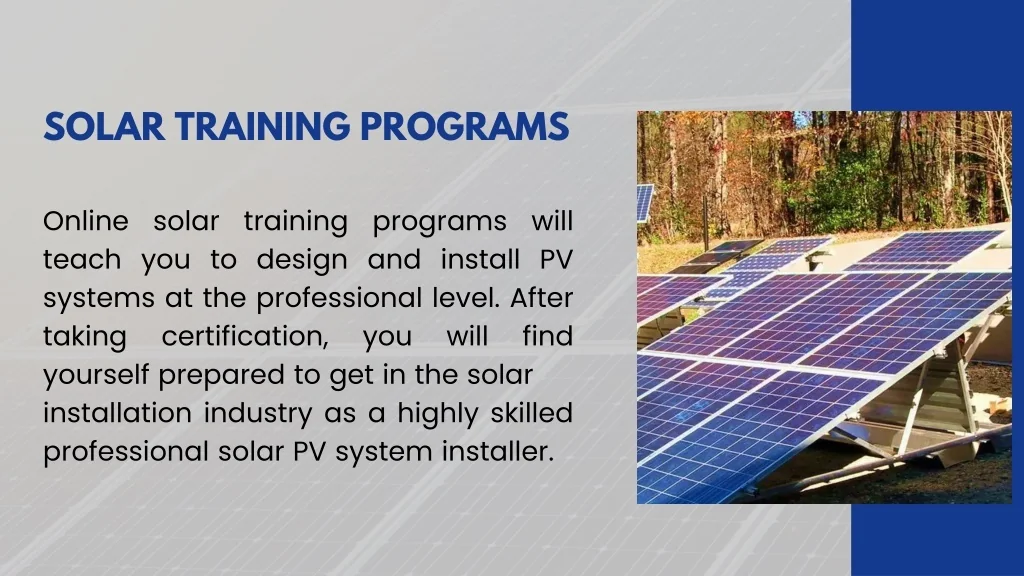 PPT - Solar Panel Installation Training – Best Support Entrepreneurial ...