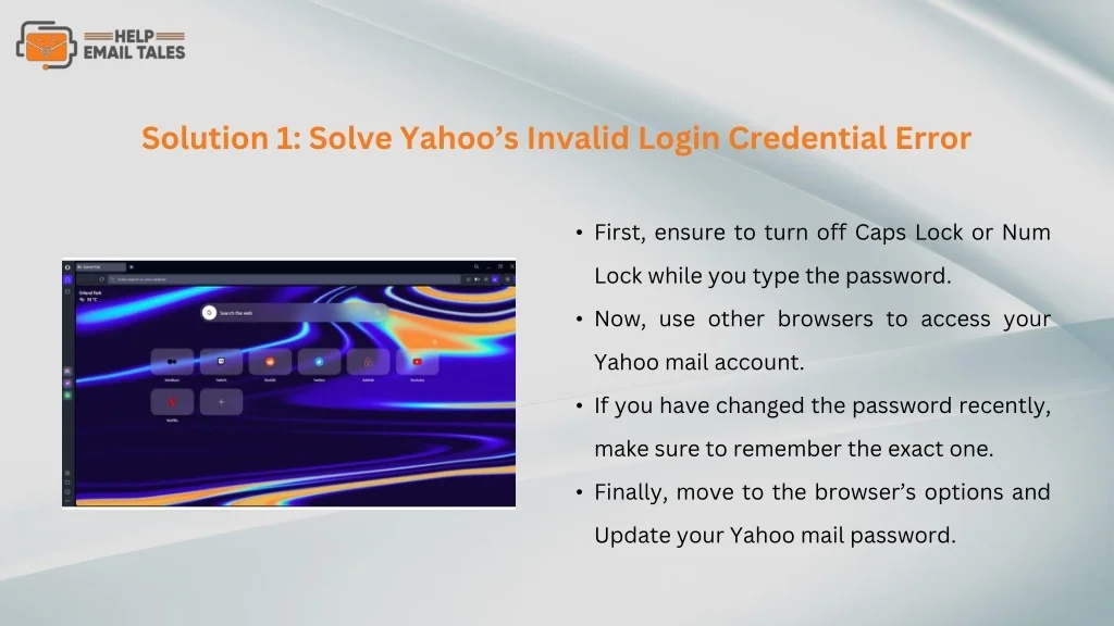PPT - How to Fix Can't Login to Account Issue in Yahoo! Mail PowerPoint ...