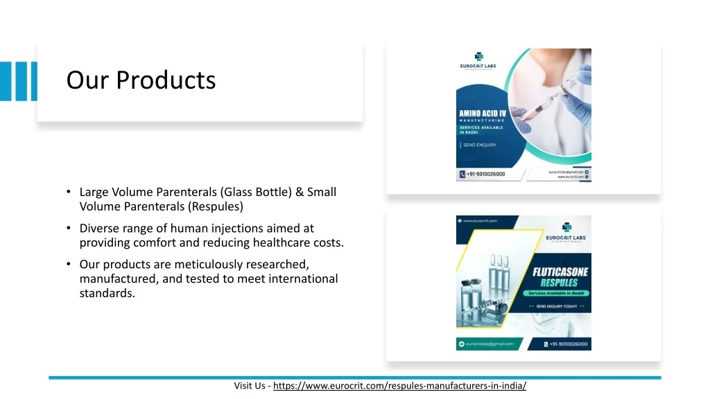 PPT - India’s Trusted Respules Manufacturers - Eurocrit Labs ...
