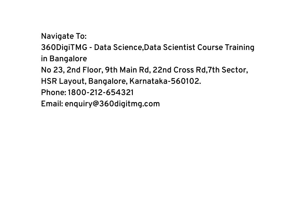 PPT - data science course with placement guarantee in bangalore PowerPoint Presentation - ID ...