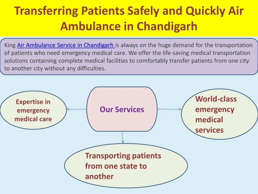 PPT - Life Saving Immediate Medical Transportation Service in King Air ...