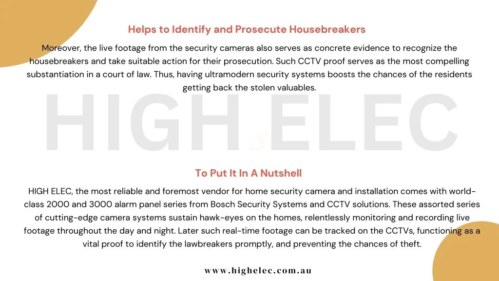 PPT - CHOOSE HOME SECURITY CAMERA AND INSTALLATION FOR 3 KEY PERKS ...