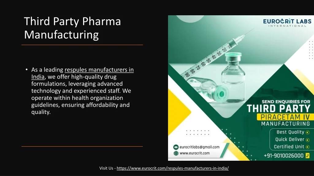 PPT - Trusted Indian Respules Manufacturers - Eurocrit Labs ...