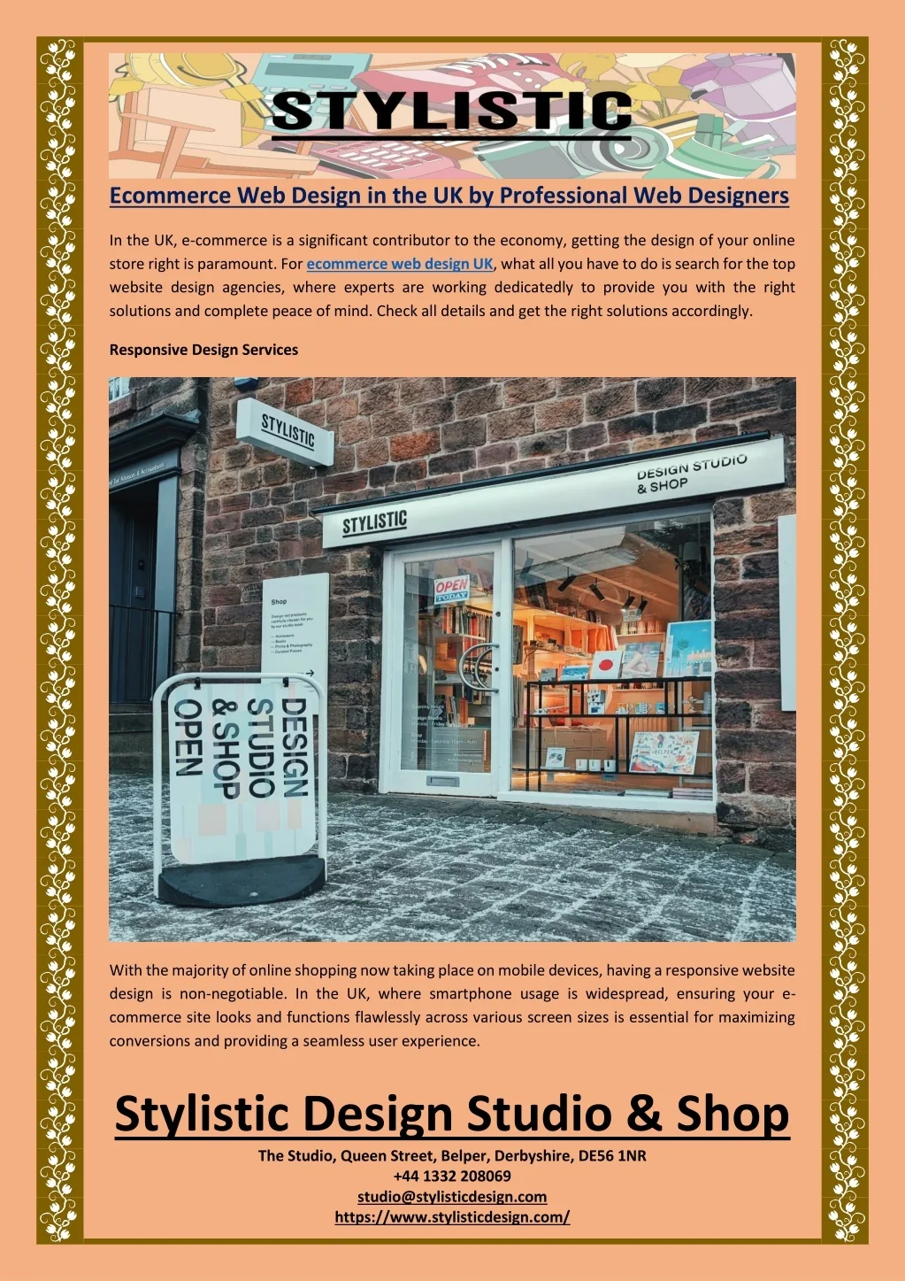 PPT - Ecommerce Web Design in the UK by Professional Web Designers ...