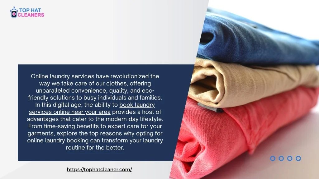 PPT - Top Advantages To Book Online Laundry Service Near Your Area ...