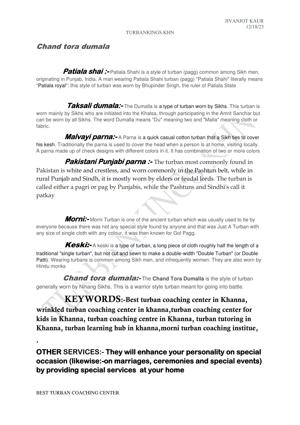 PPT - TURBANKINGS PowerPoint Presentation, free download - ID:13061340