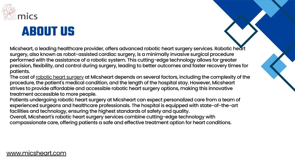 PPT - Robotic Cardiac Surgery Benefits, Risks, Cost, and Success rate ...