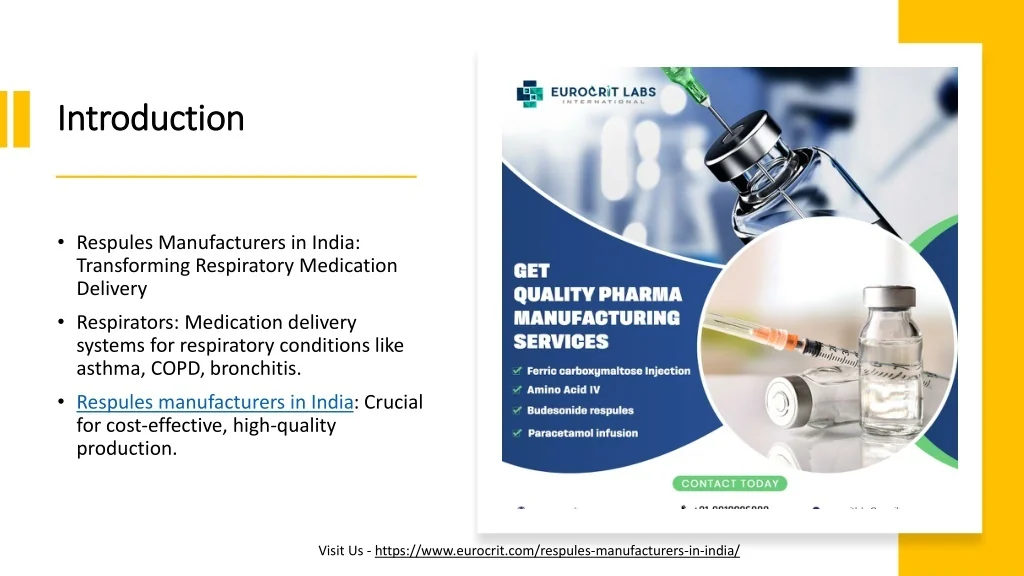 PPT - Best Leading Respules Manufacturers in India - Eurocrit Labs ...