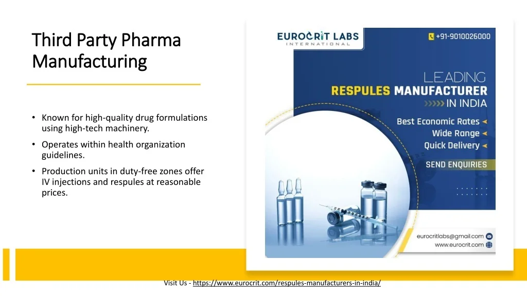 PPT - Best Leading Respules Manufacturers in India - Eurocrit Labs ...