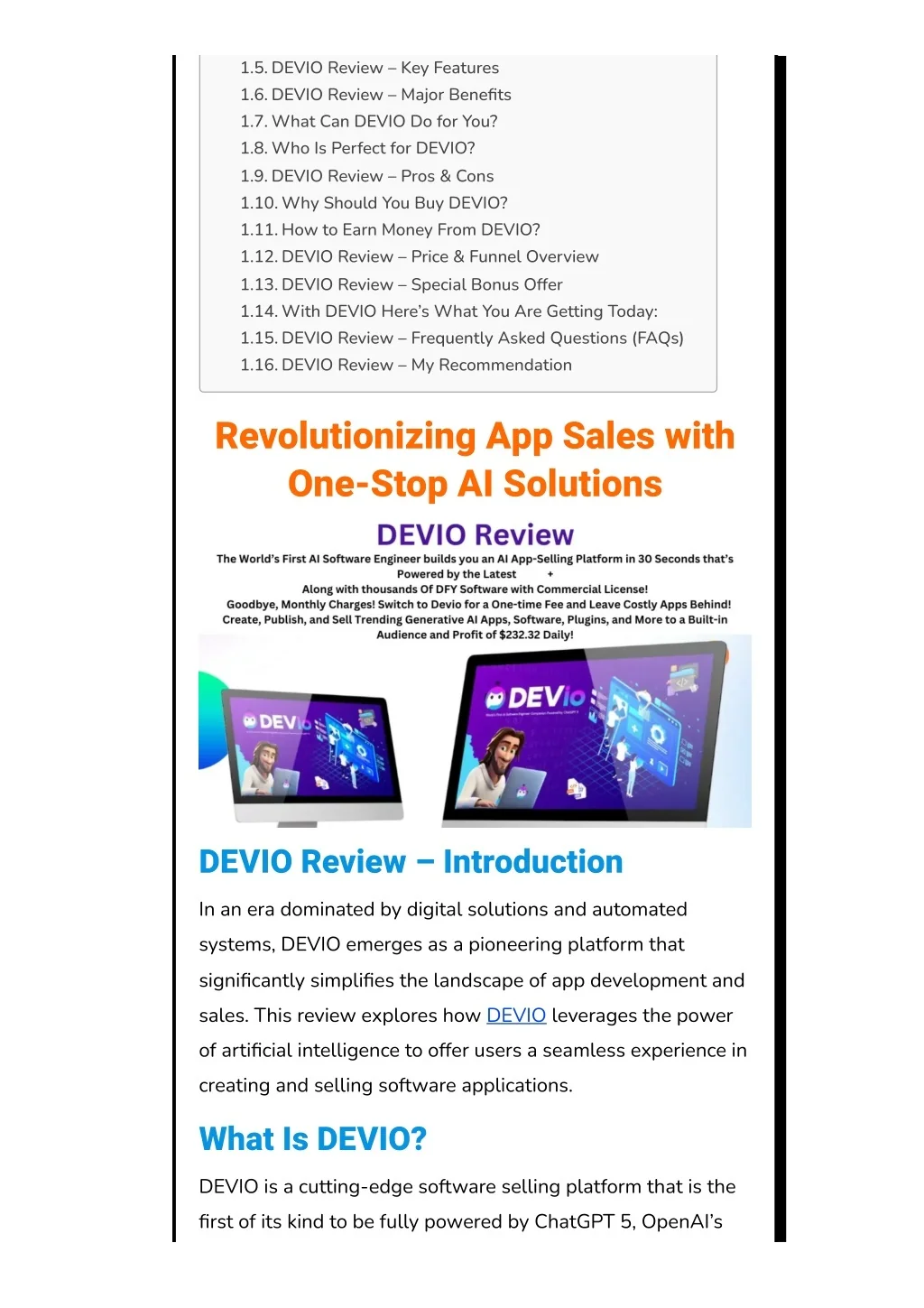 PPT - DEVIO Review: Built-in Audience and Profit of $232.32 Daily! PowerPoint Presentation - ID ...