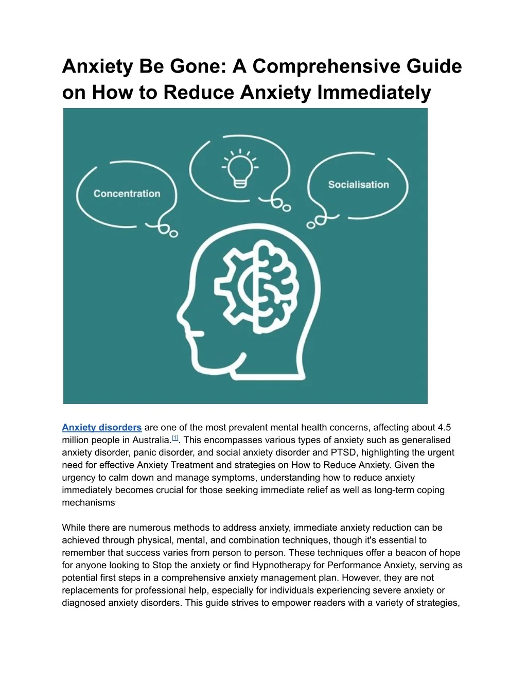 PPT - Anxiety Be Gone_ A Comprehensive Guide on How to Reduce Anxiety Immediately PowerPoint ...