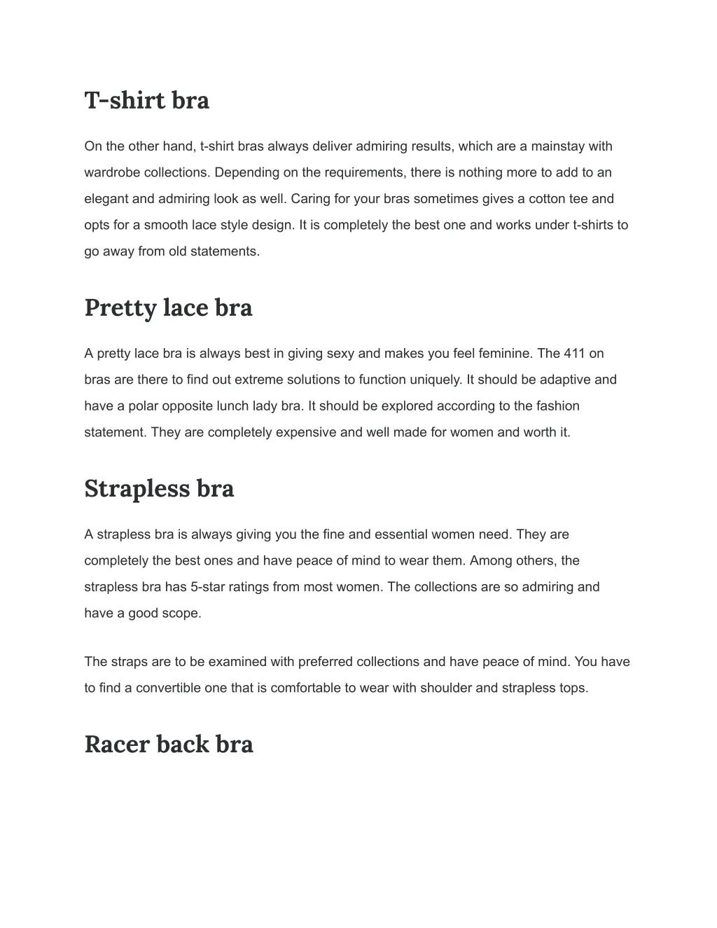 PPT - The 411 on bras.how to fit, care and wear them PowerPoint ...