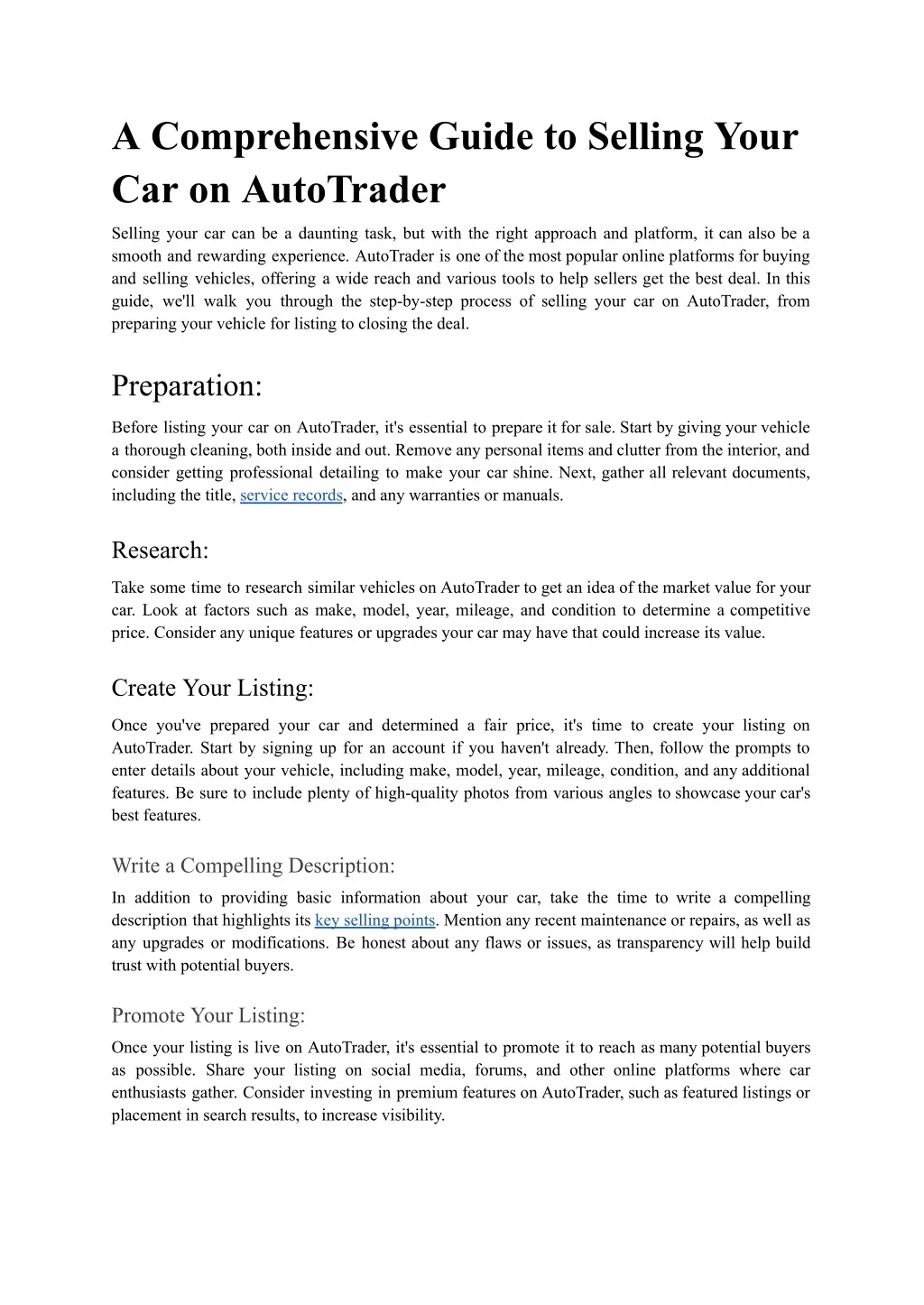 PPT - Exploring the Fastest Selling Used Cars Trend PowerPoint ...