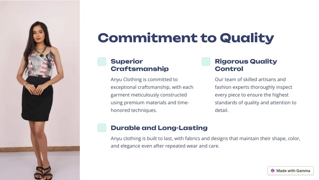 PPT - Introduction-to-Anyu-Clothing PowerPoint Presentation, free ...