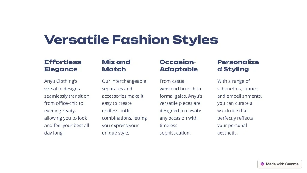 PPT - Introduction-to-Anyu-Clothing PowerPoint Presentation, free ...