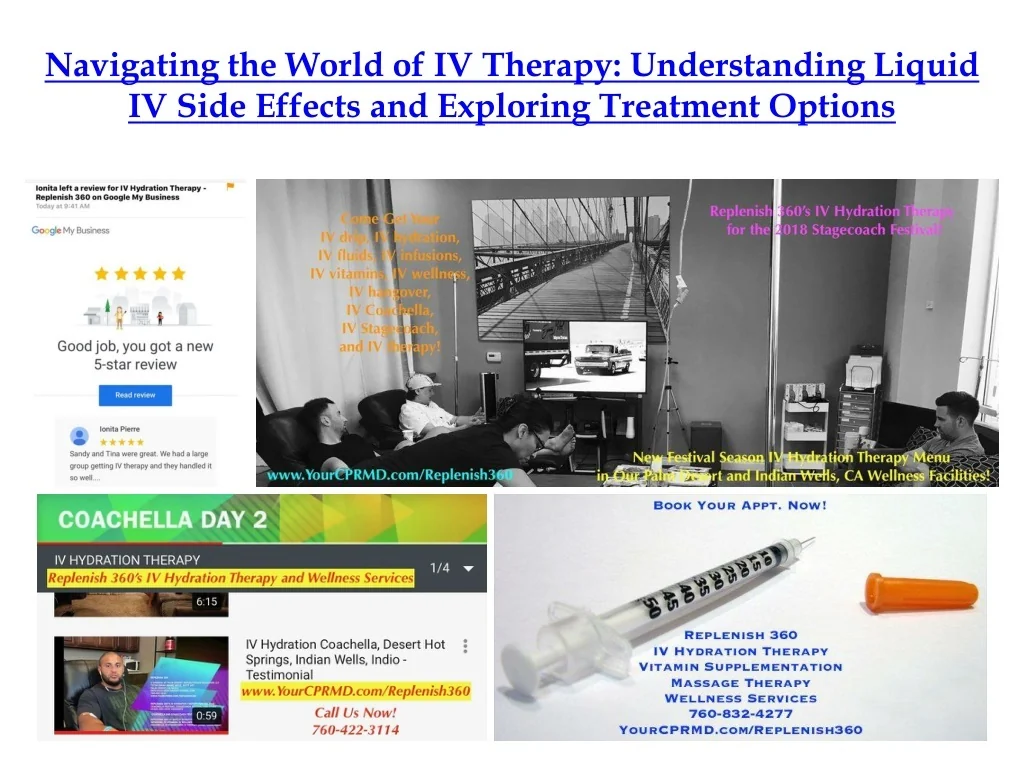 PPT - Navigating the World of IV Therapy Understanding Liquid IV Side ...