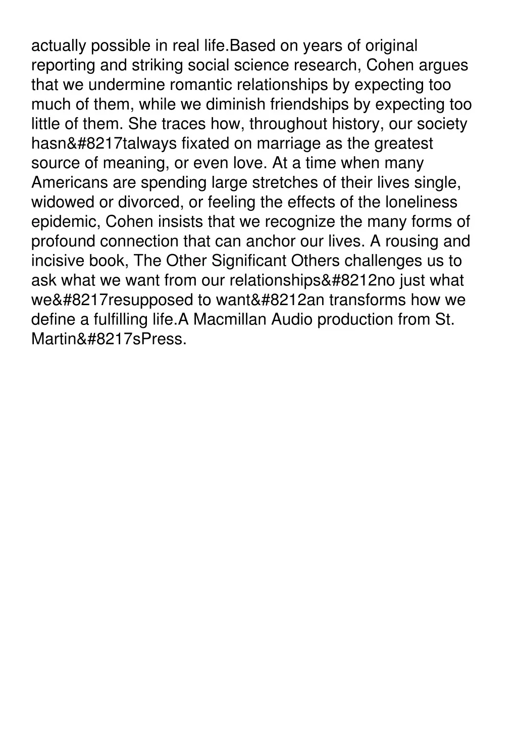 PPT - PDF_⚡ The Other Significant Others: Reimagining Life with ...