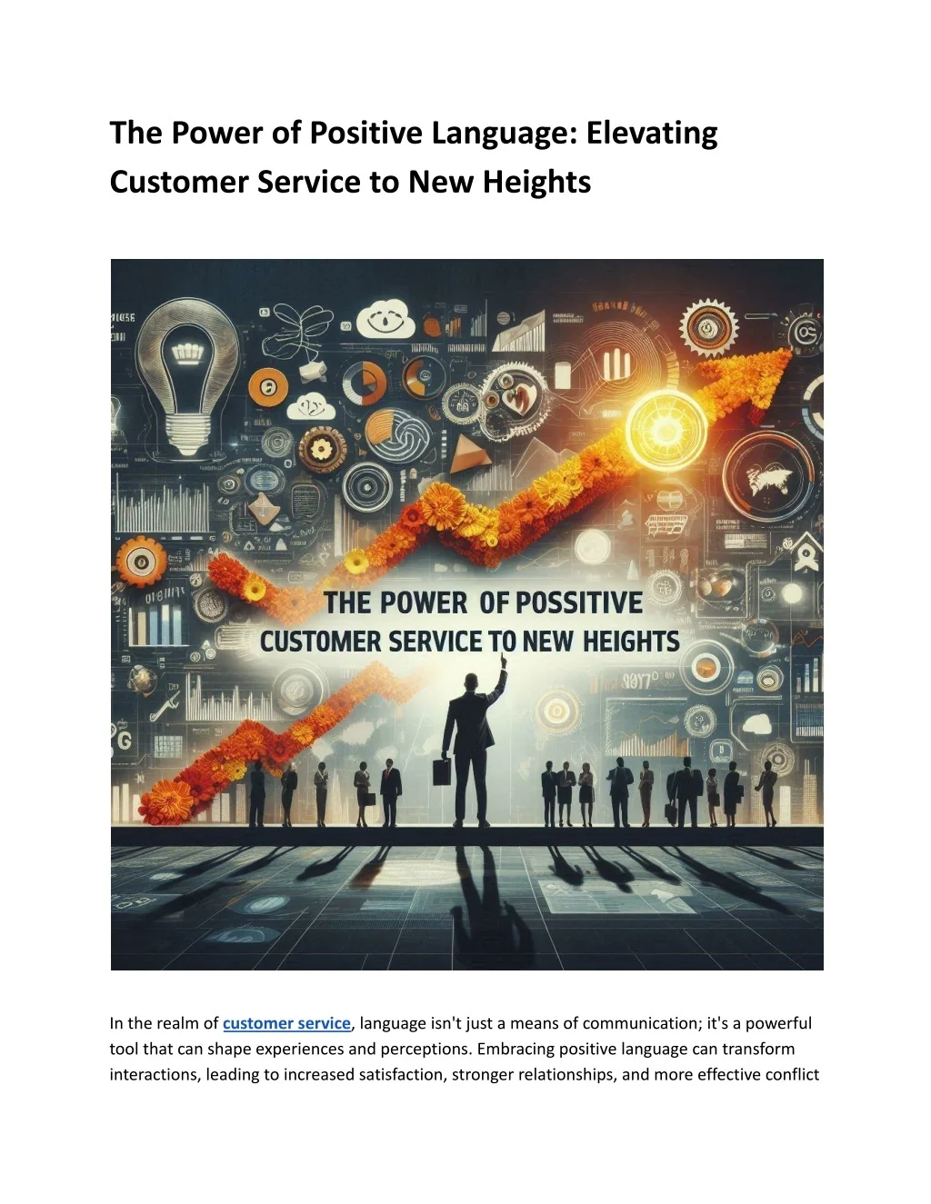 PPT - The Power of Positive Language_ Elevating Customer Service to New ...
