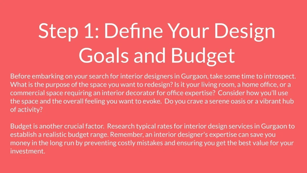 PPT - How to Choose the Right Interior Designer for You PowerPoint ...