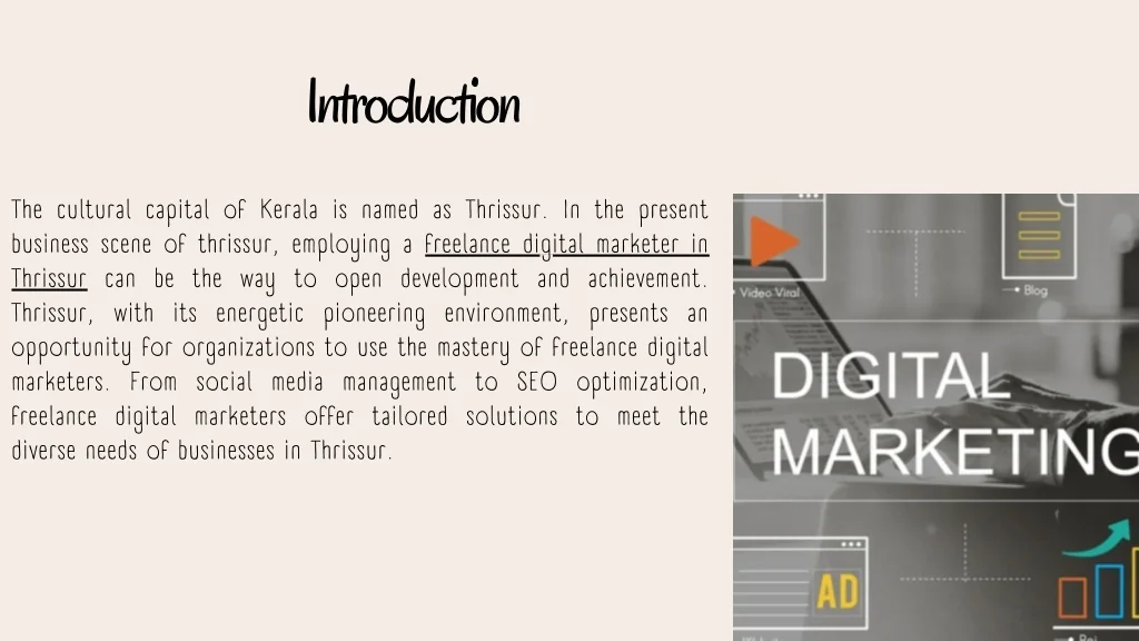 PPT - Thrissur Amplified: The Impact of Freelance Digital Marketer in ...