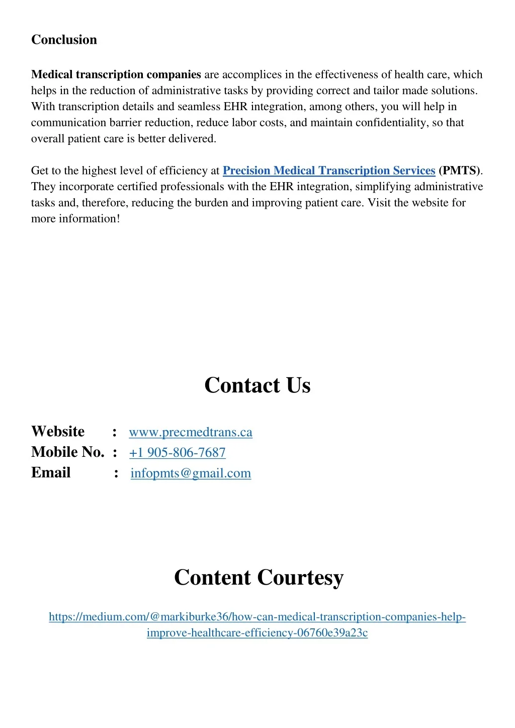 PPT - How Can Medical Transcription Companies Help Improve Healthcare ...