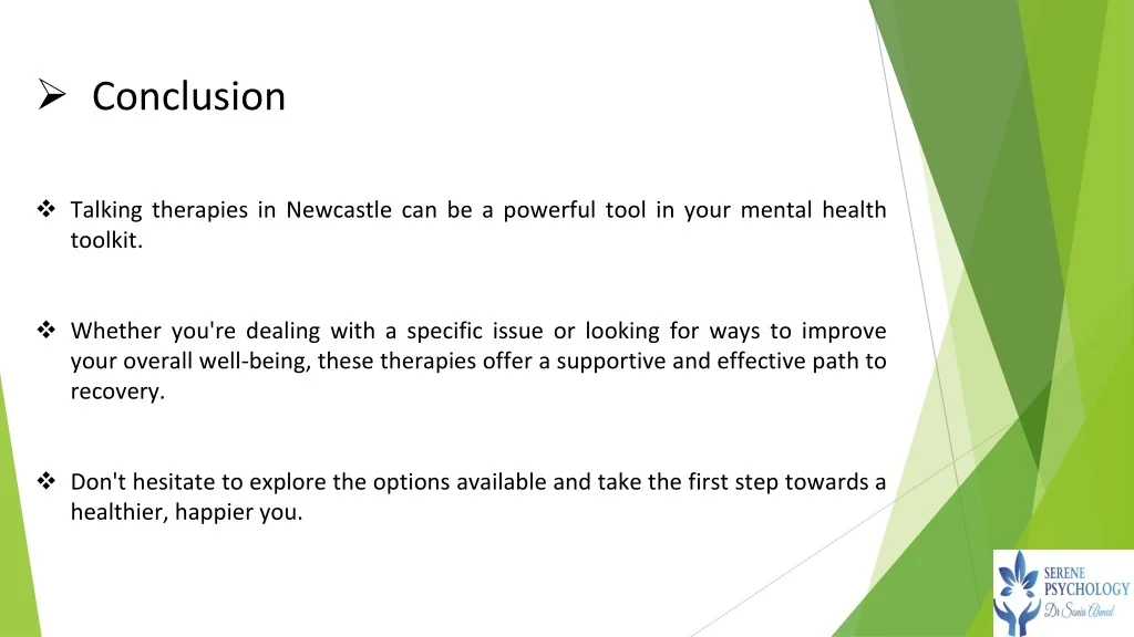 PPT - Discover the Benefits of Talking Therapies in Newcastle ...