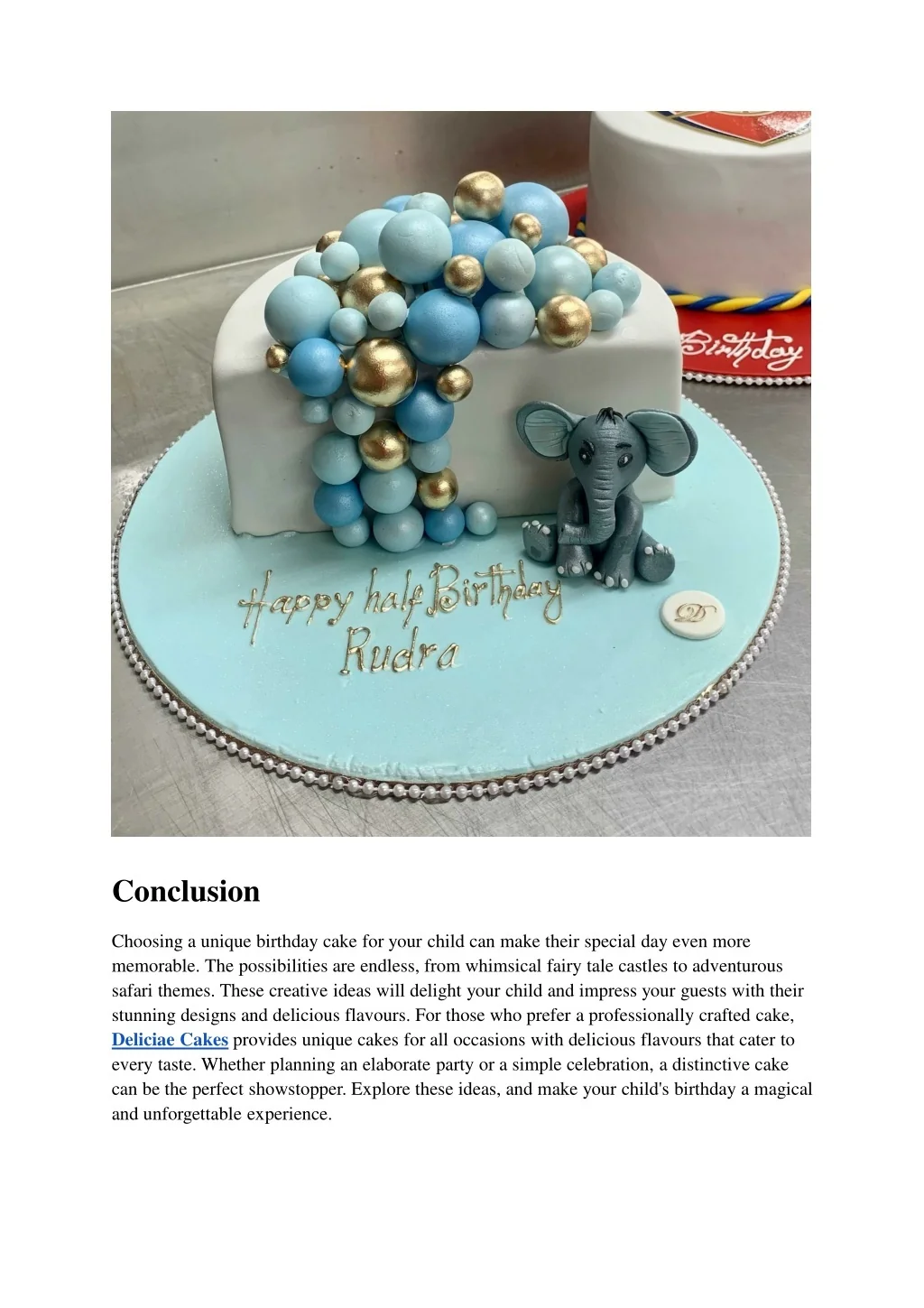 PPT - Unique Birthday Cake Ideas for Kids PowerPoint Presentation, free ...
