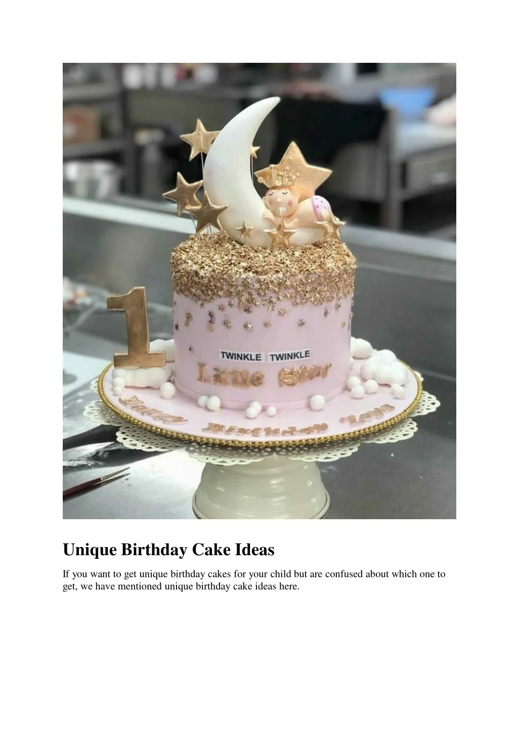 PPT - Unique Birthday Cake Ideas for Kids PowerPoint Presentation, free ...