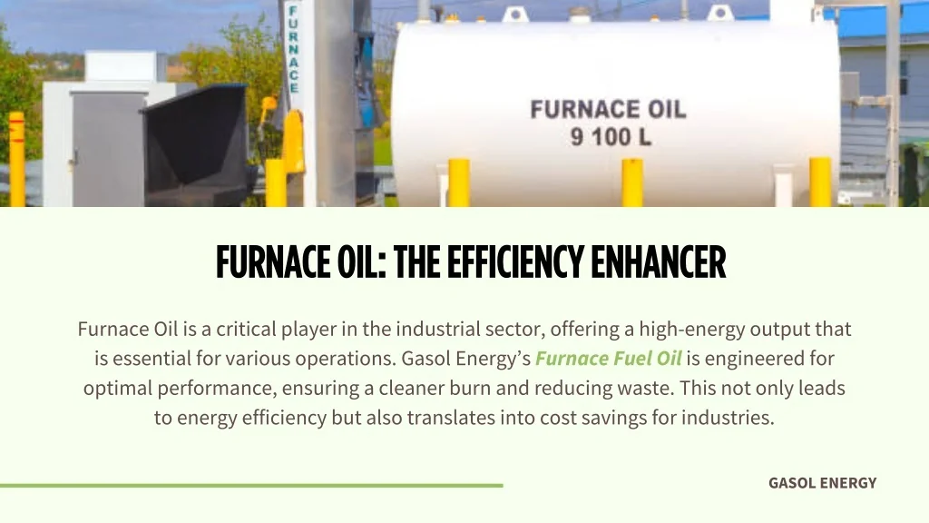 PPT - How Gasol Energy’s Oils Contribute to Industrial Energy Solutions ...