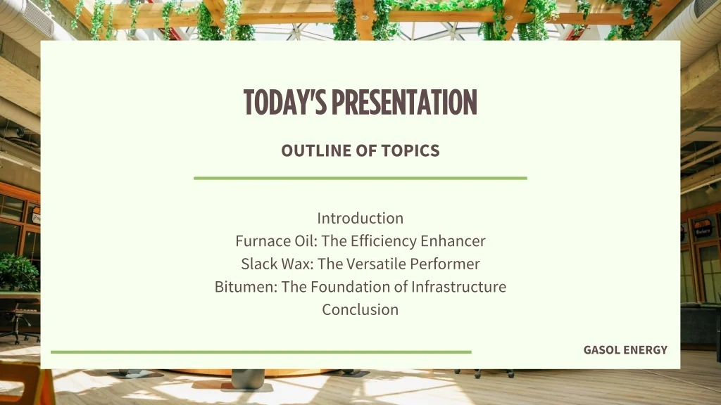 PPT - How Gasol Energy’s Oils Contribute to Industrial Energy Solutions ...