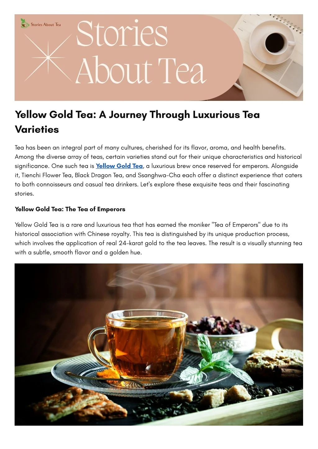 PPT - Yellow Gold Tea A Journey Through Luxurious Tea Varieties ...