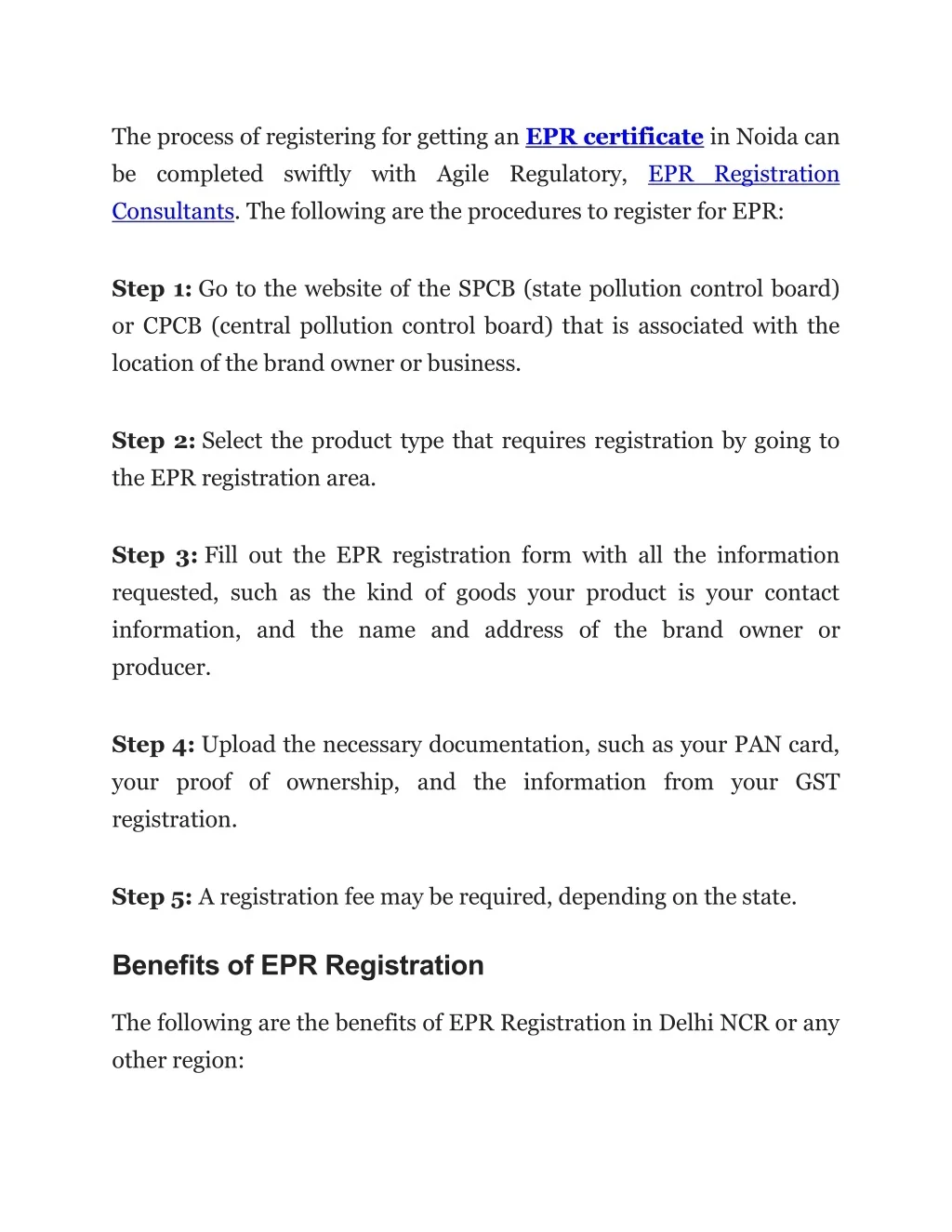 PPT - EPR Registration Consultants in India PowerPoint Presentation ...