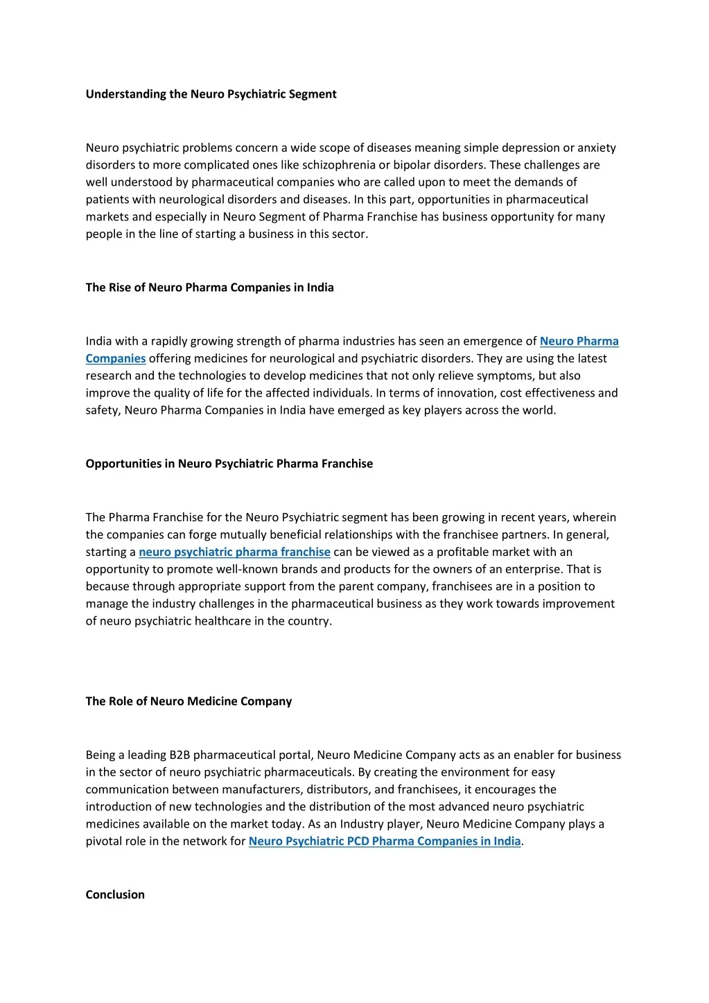 PPT - Exploring the Landscape of Neuro Psychiatric PCD Pharma Companies ...