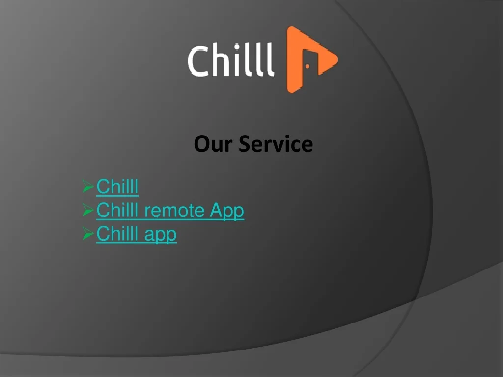 PPT - Chilll PowerPoint Presentation, free download - ID:13290851