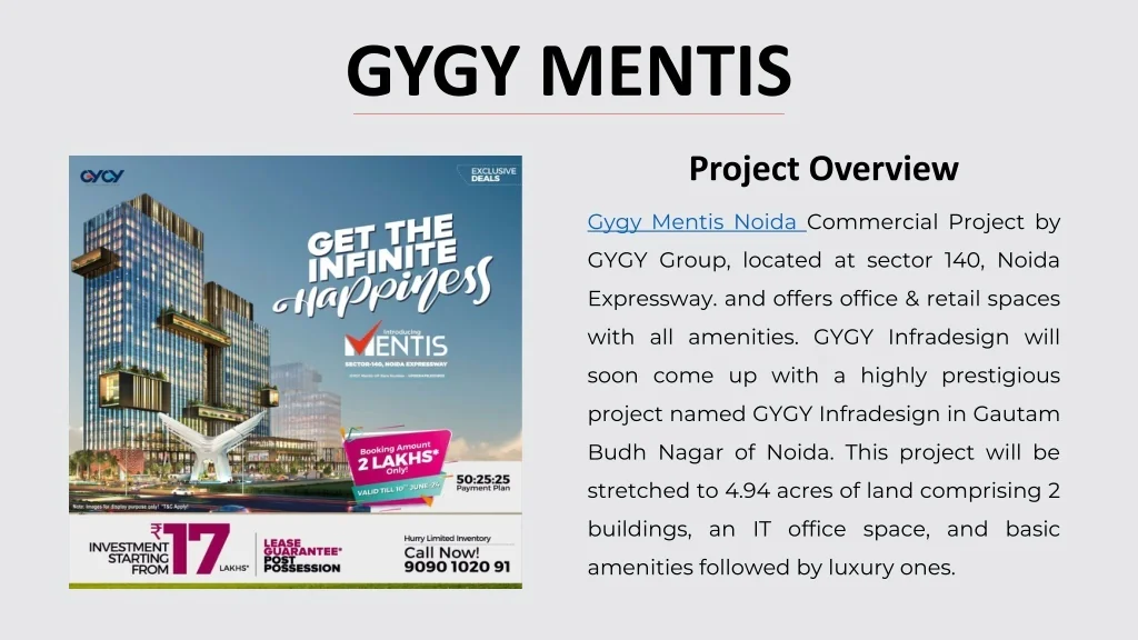 PPT - GYGY Mentis At Sector 140 Noida | Book Special Anchor Space ...
