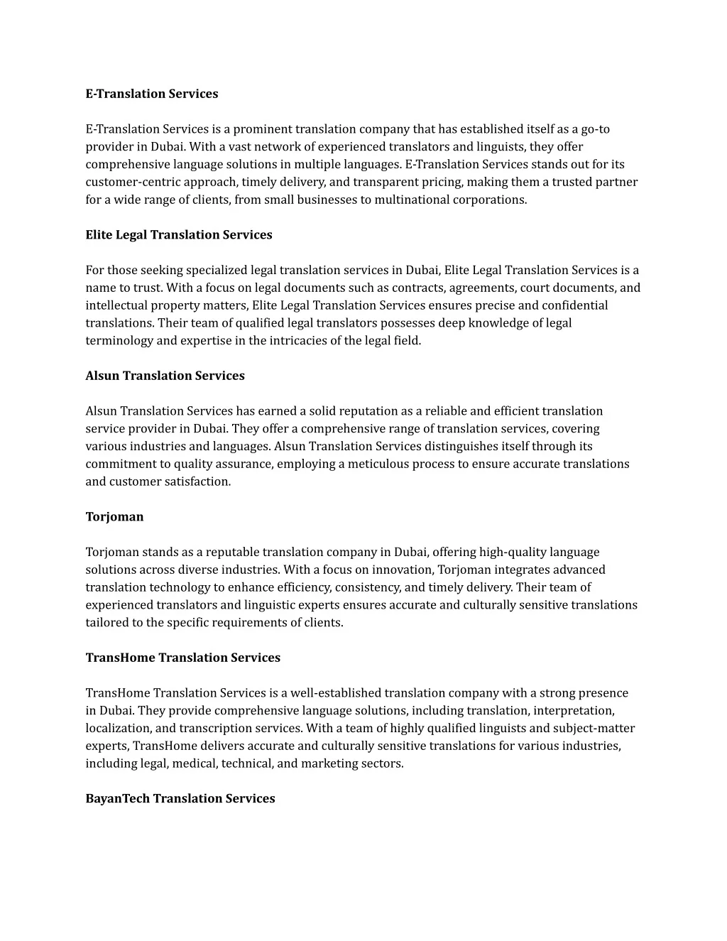 PPT - Best Translation Services in Dubai PowerPoint Presentation, free ...