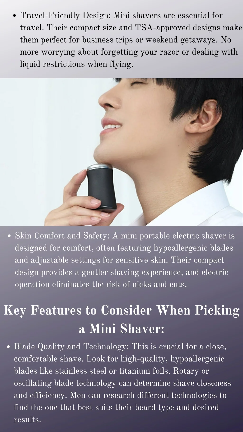 PPT - Mini Portable Electric Shaver Travel-Ready Grooming by Mag Doudy ...