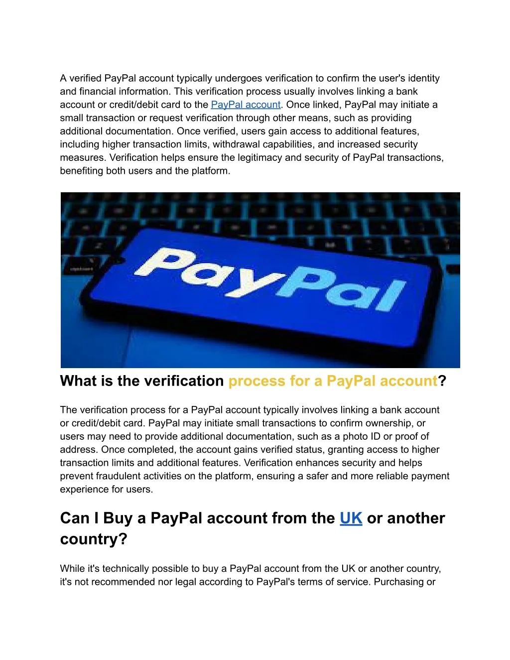 PPT - Buy Verified PayPal Account PowerPoint Presentation, free ...