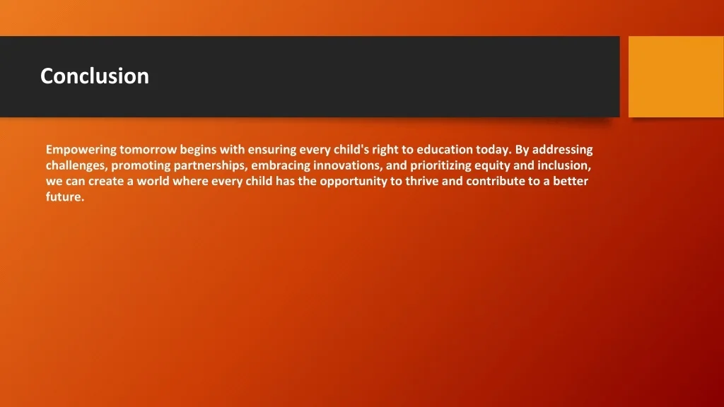 PPT - Empowering Tomorrow: Ensuring Every Child's Right to Education ...