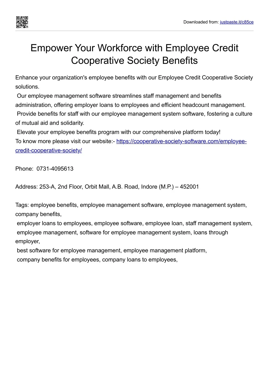 PPT - Employee Credit Cooperative Society Benefits PowerPoint ...