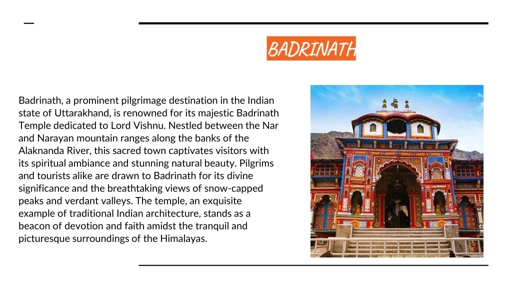 PPT - Top Places Visit In Uttarakhand PowerPoint Presentation, free download - ID:13302197