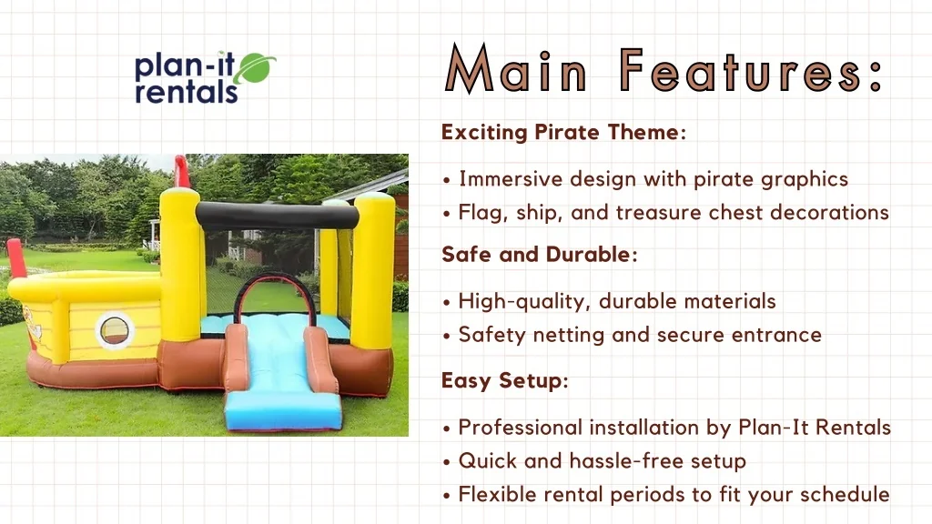 PPT - Rent a Pirate Jump House for Your Next Adventure - Plan-It ...