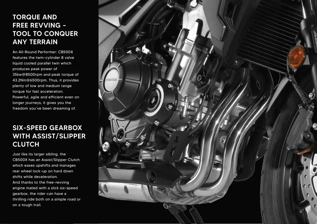 PPT - Honda CB500x Powerful Twin Cylinder Engine PowerPoint ...
