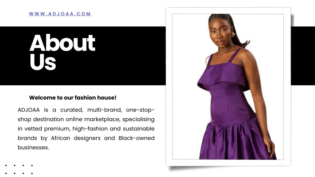 PPT - ADJOAA: Online African Clothing Store By African designers ...