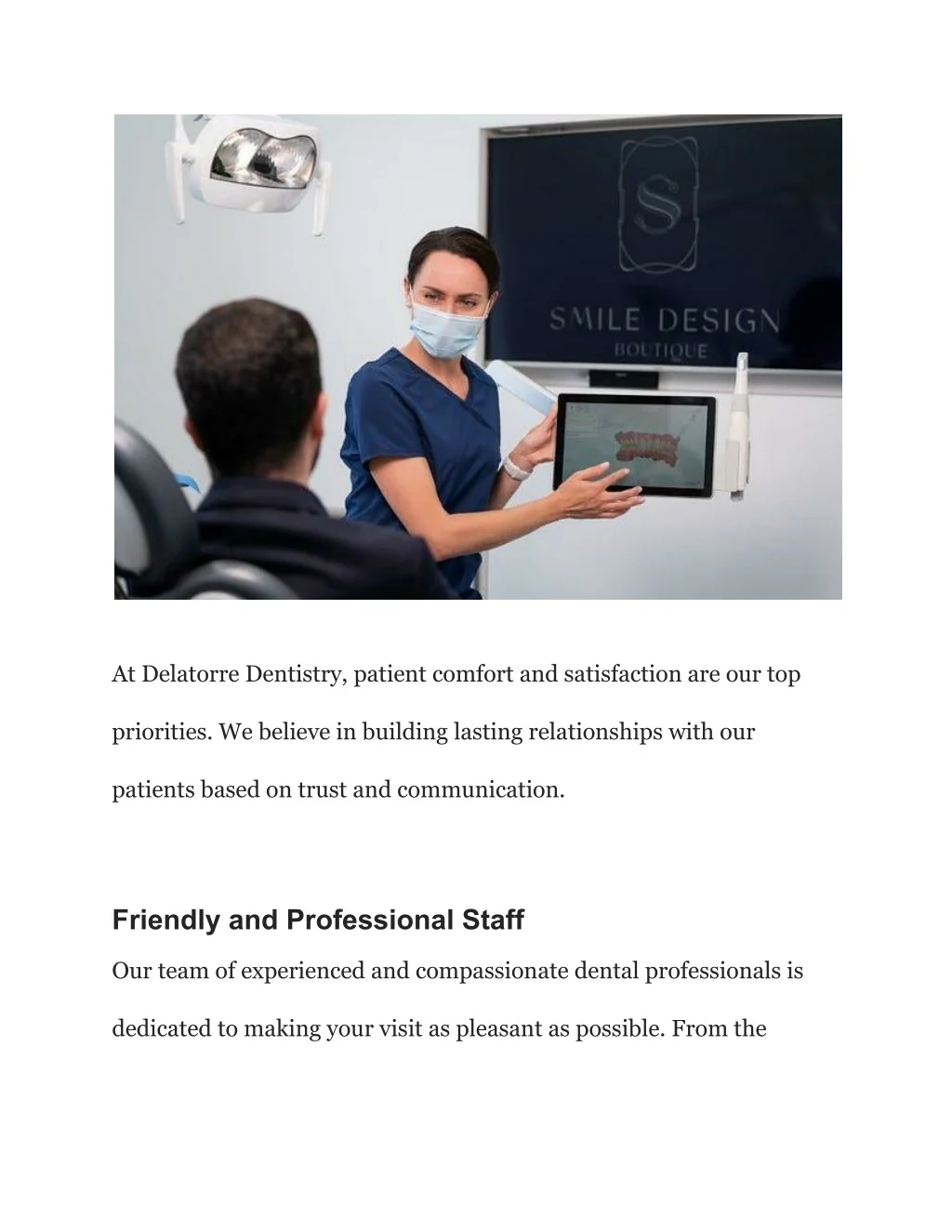 PPT - Experience Excellence in Dental Care at Delatorre Dentistry ...