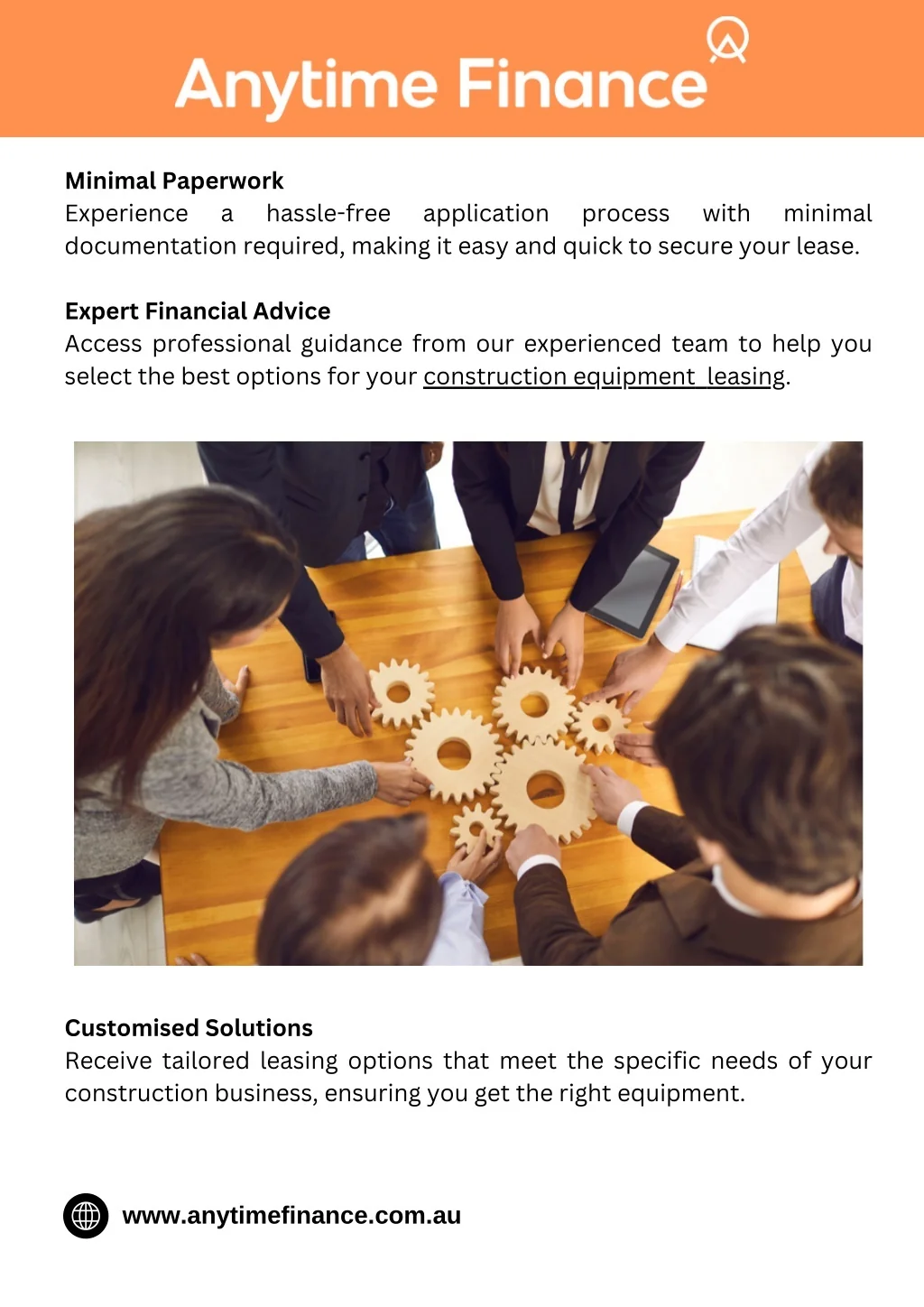 PPT - Features & Benefits of Anytime Finance Construction Equipment ...