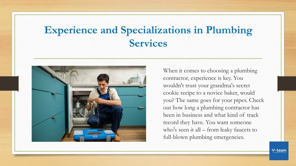 PPT - Hiring a Plumbing Contractor in New Jersey: What to Look For ...