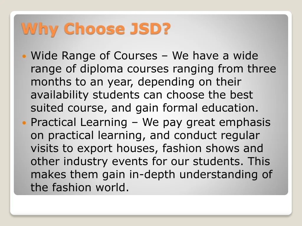 PPT - Fashion Designing Diploma Course in Jaipur PowerPoint ...